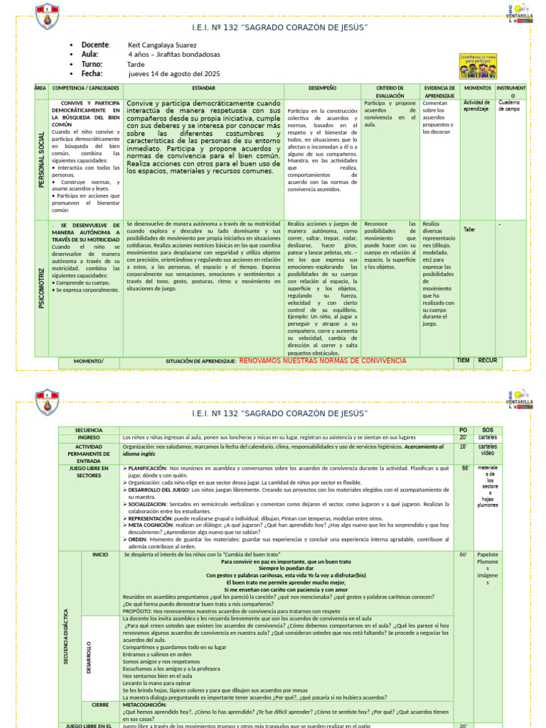 La Aventura de Leer y Escribir JUEVES 14 (2) | PDF | Educación de la ...