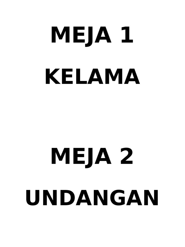 Meja Cetak | PDF