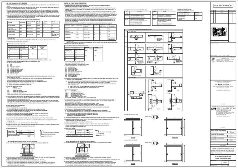 Kc-004-General Notes For Steel Work | PDF