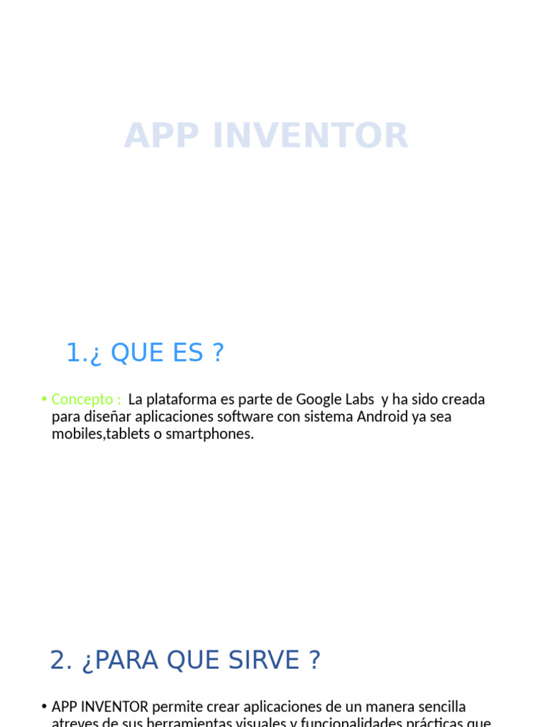 Crea Apps Android Fácilmente con App Inventor | PDF