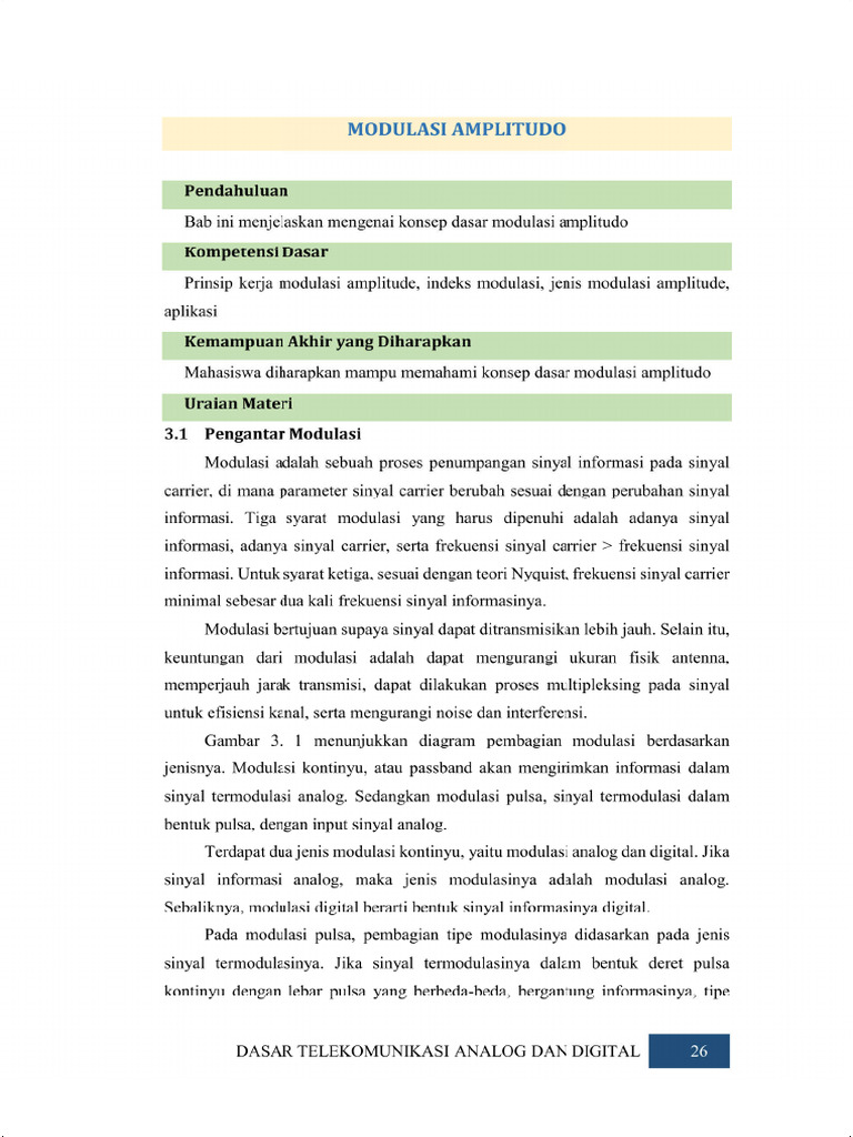 Modulasi AM | PDF