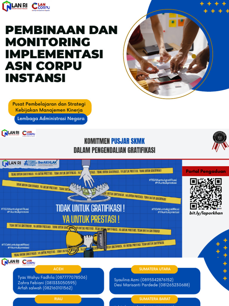Pembinaan Dan Monitoring ASN Corpu Instansi (Sumatera) | PDF