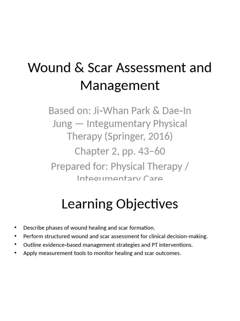 Wound and Scar Management Guide | PDF | Wound | Scar
