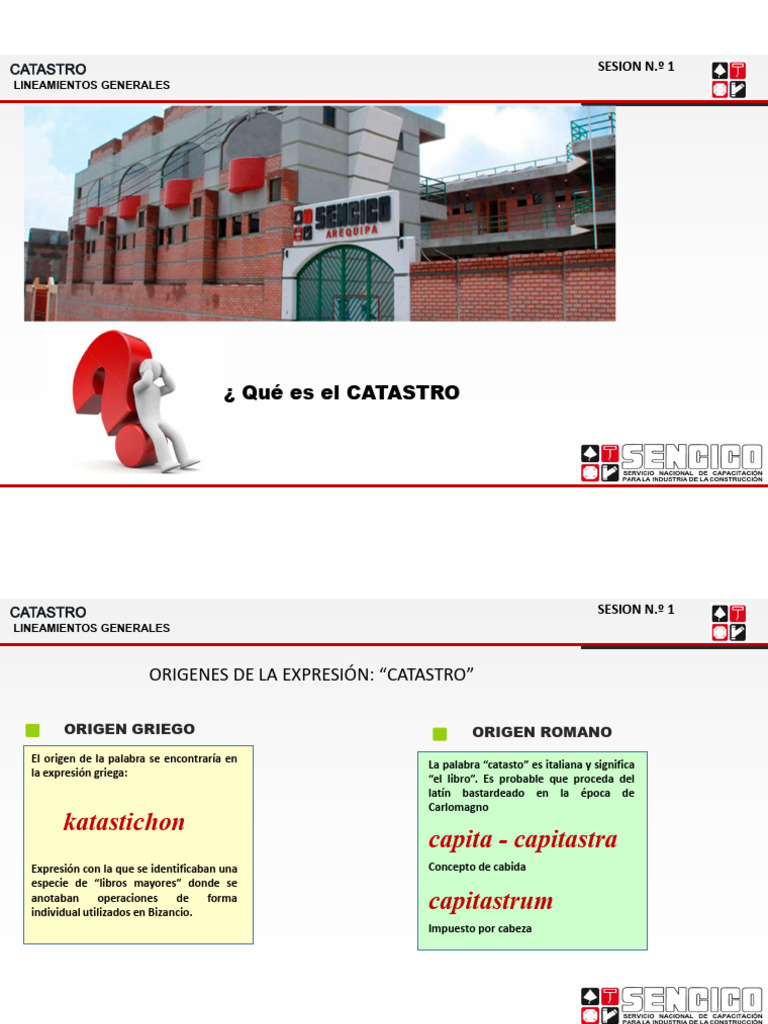 Definición y Usos del Catastro Inmobiliario | PDF