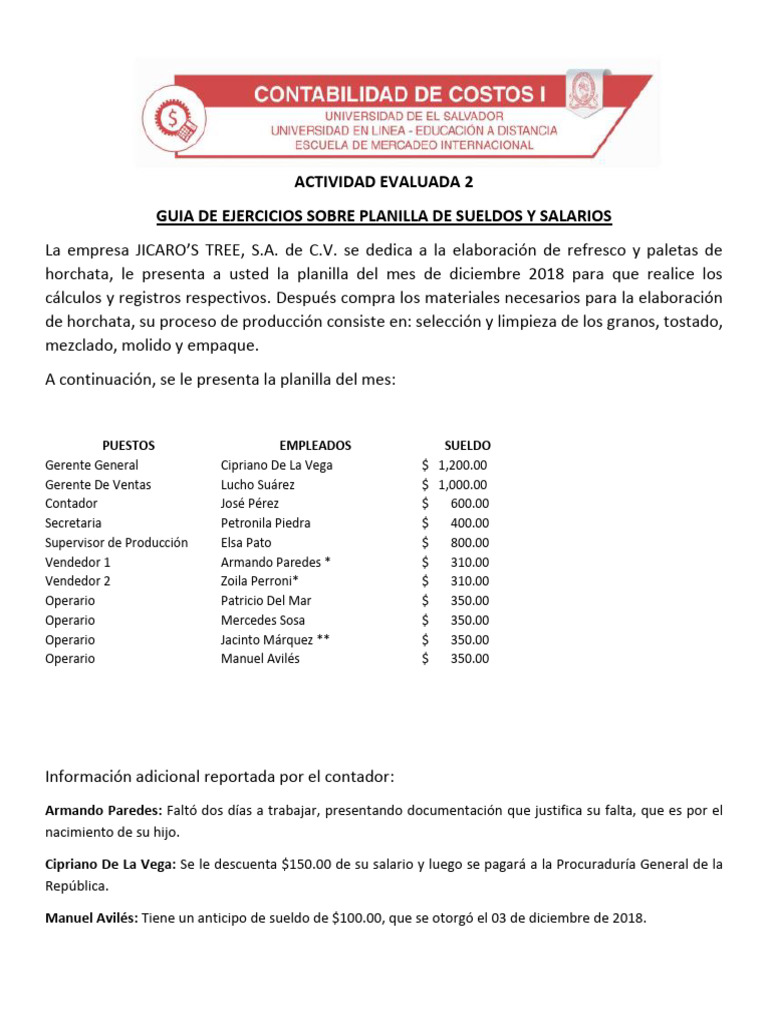 Actividad Evaluada 2 de Contabilidad de Costos 1 | PDF | Business | Economias