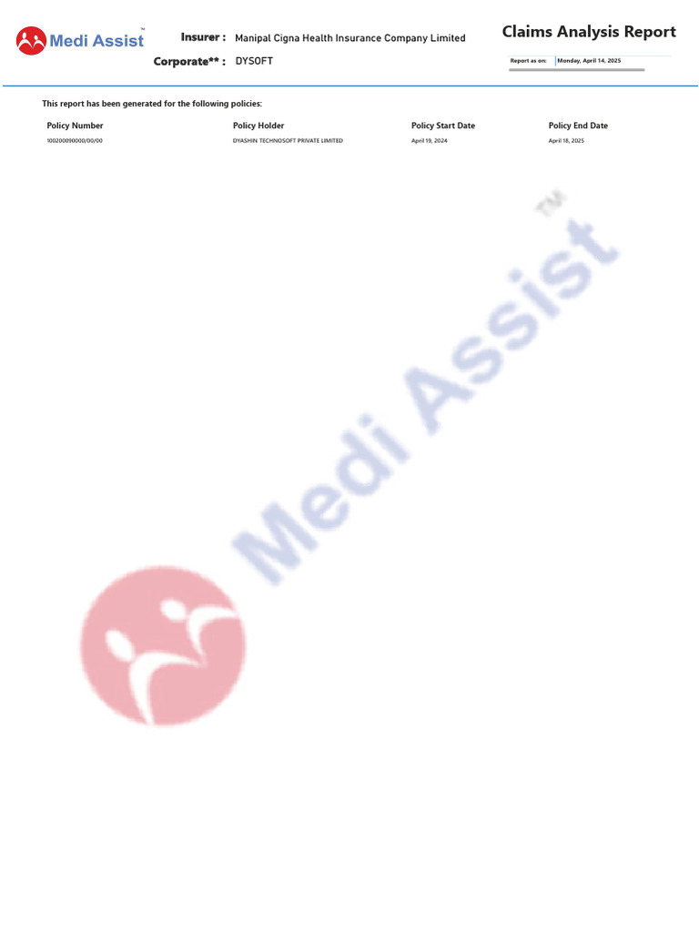 Claims Analysis Report 2025 Summary | PDF | Insurance | Health Care