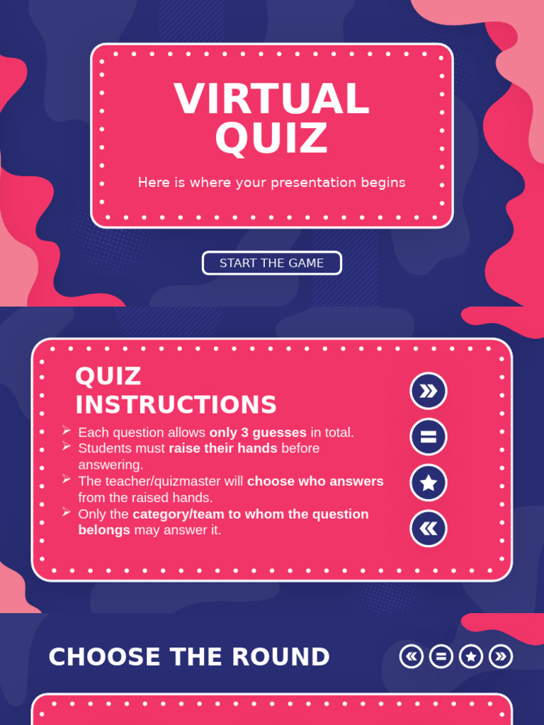 Virtual Quiz by Slidesgo | PDF