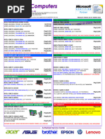 PCworth Product Pricelist | PDF | Computer Hardware | Computer Engineering