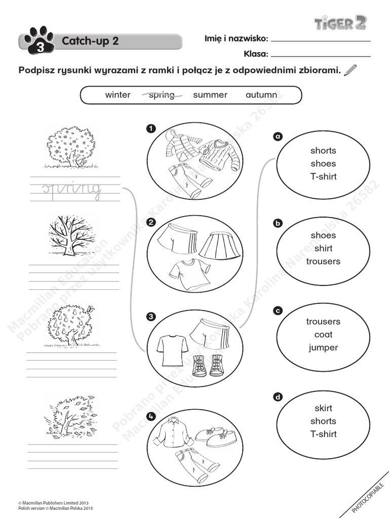 Tiger 2 TRF Unit 3 Catch-Up 2 | PDF