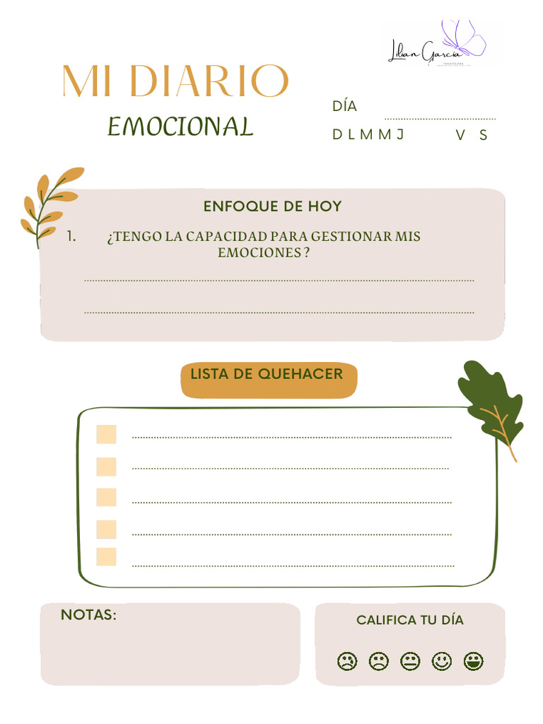 2 Mi Diario Emocional - PDF - 20250905 - 142051 - 0000 | PDF