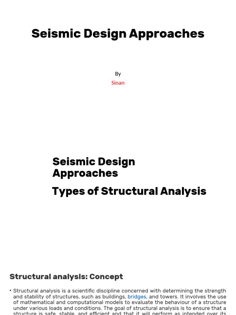 Types of Structural Analysis | PDF | Structural Analysis | Mechanical ...
