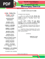 Barangay Official Record 2025 | PDF