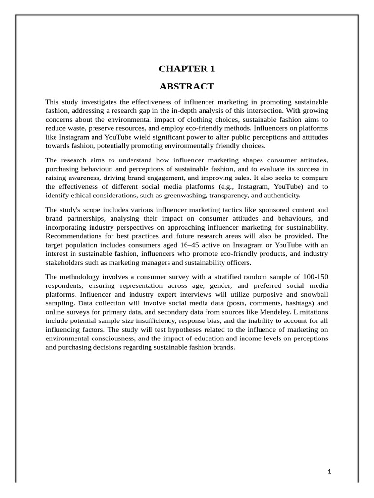 BRM Report Vignesh and Shakeel | PDF | Sustainability | Consumer Behaviour