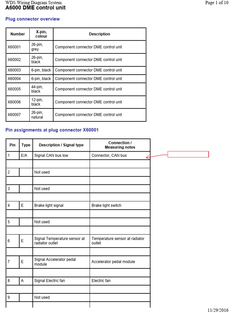 a6000 Msv70 Pinout (z4) | PDF | Electrical Connector | Valve