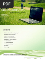 Green Computing (Different Questions) Assignment-I 3rd Sem | PDF | Data Center | Computing