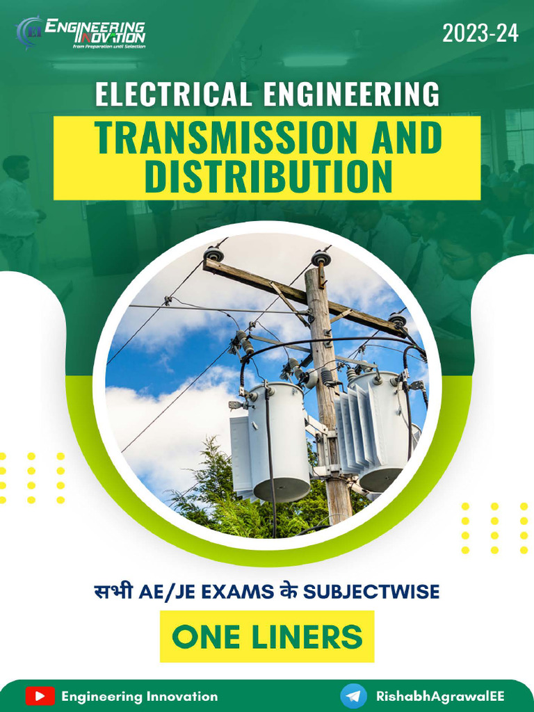 Transmission and Distribution in EE | PDF