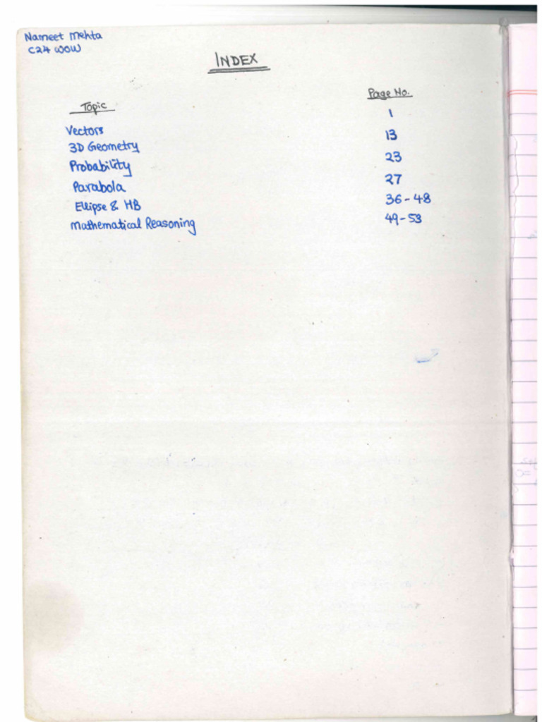 Maths Formula Book 1 | PDF