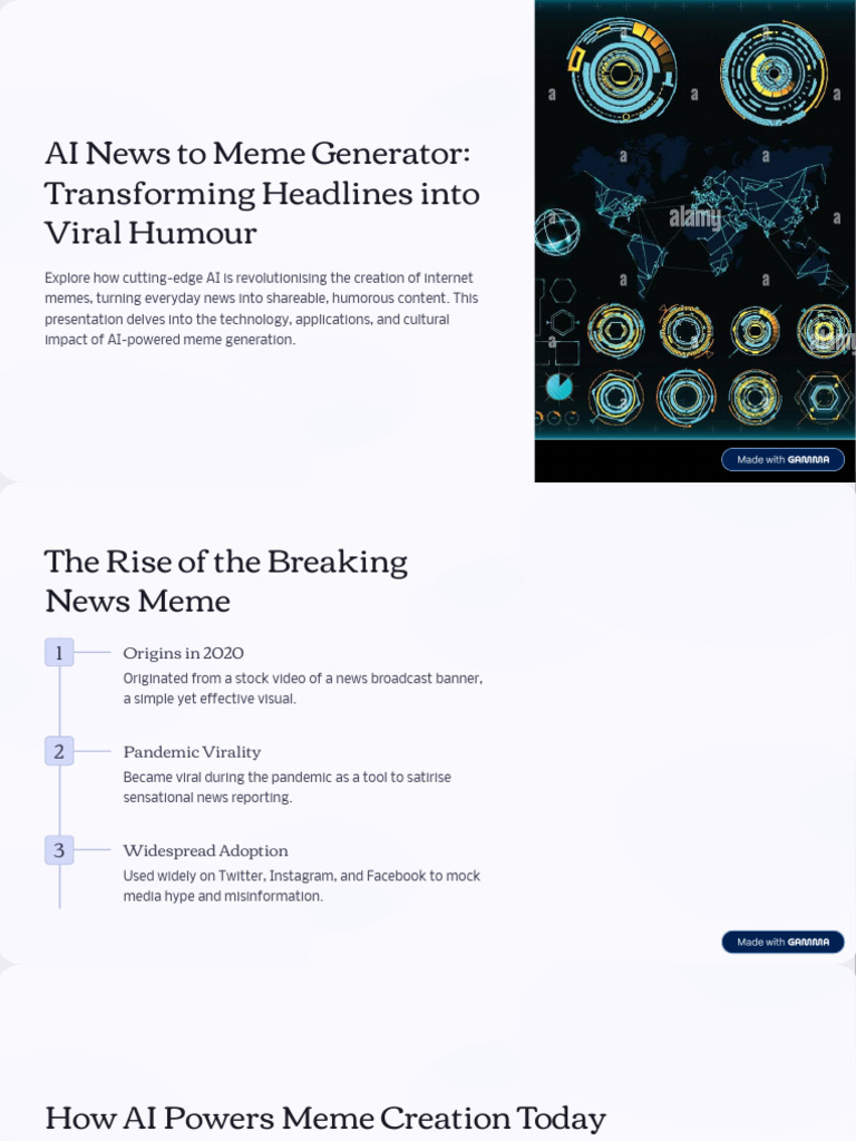 AI News To Meme Generator Transforming Headlines Into Viral Humour ...