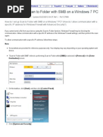 SMB Scan Setup for Ricoh Printers | PDF | Authentication | Password