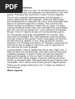 101 Airbnb Guest Review Examples | PDF | Airbnb | Pleasure
