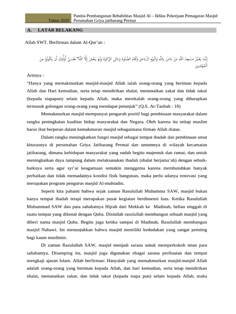 Latar Belakang | PDF