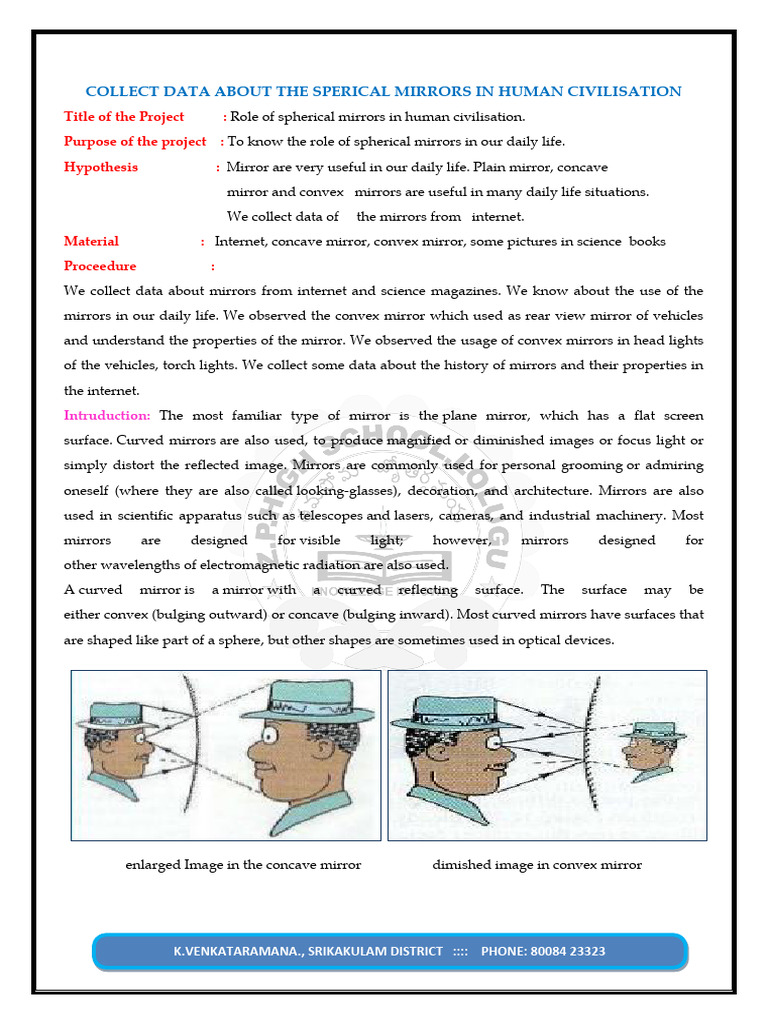 10th EM Sperical Mirrors in Human Civilization EM | PDF | Mirror ...