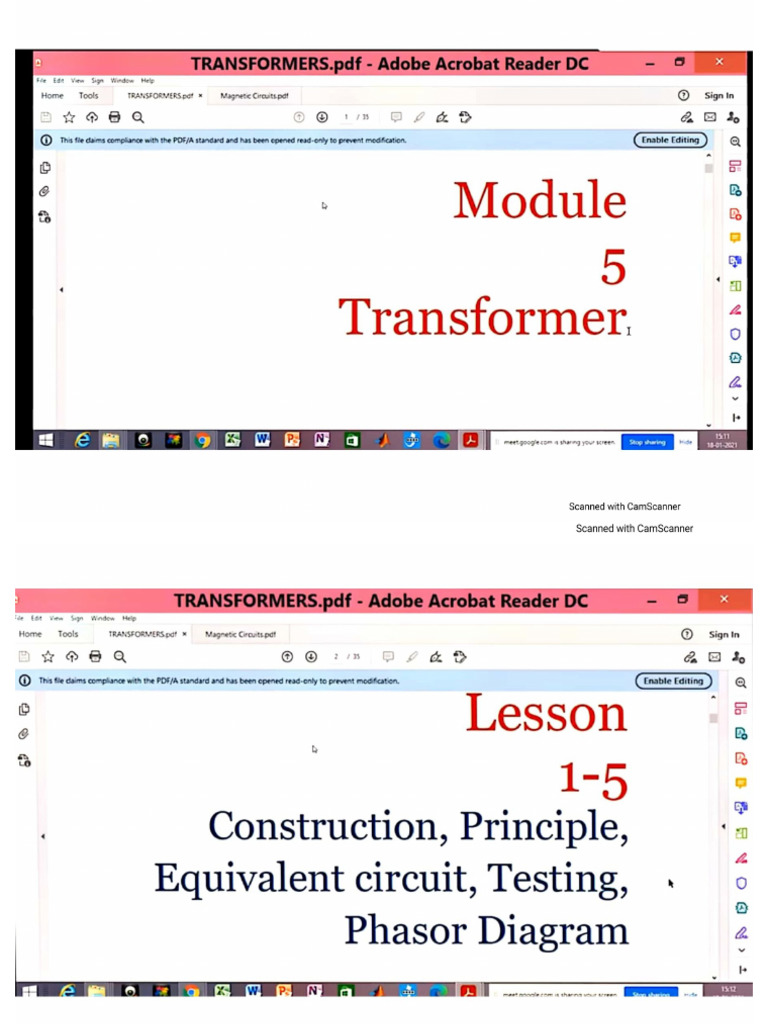 Transformers Iiest Notes 2021 | PDF