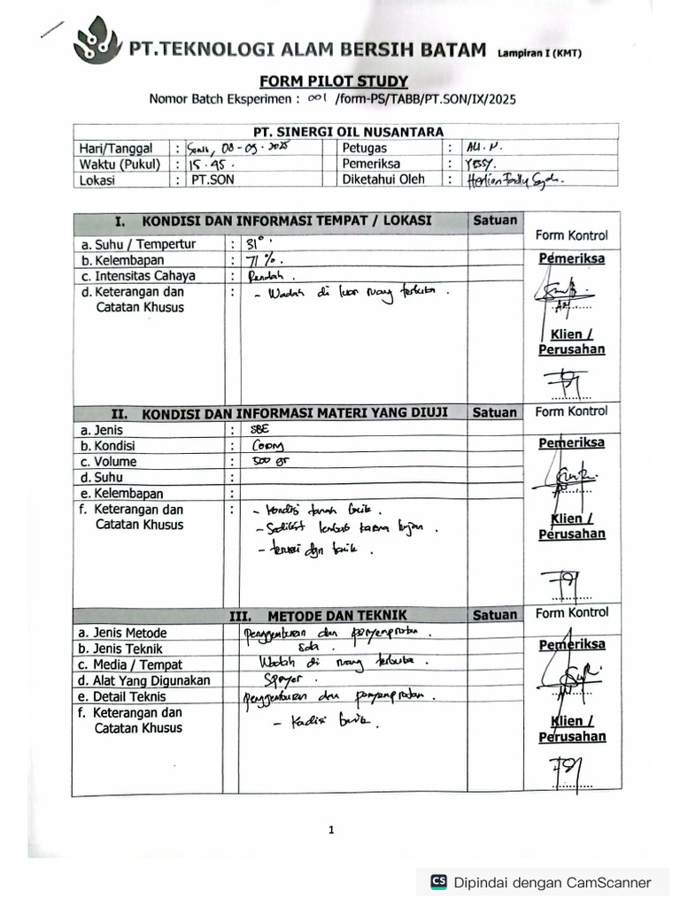 Form Pilot Study 001 PT - Son (08092025) | PDF