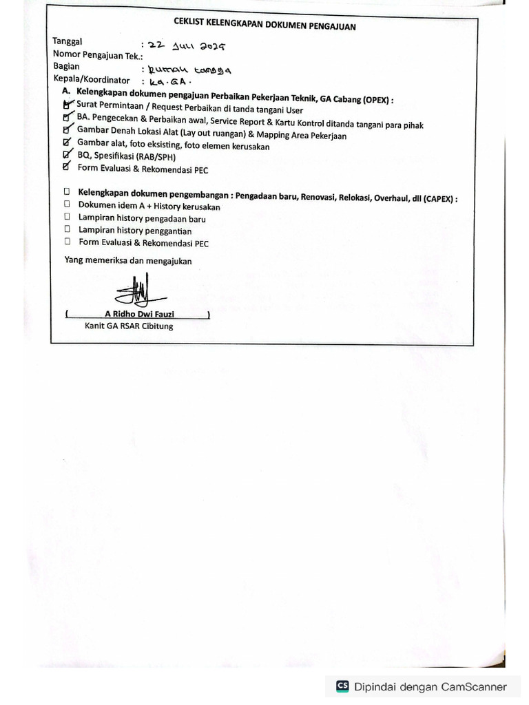 Pengajuan Apar - Merged | PDF