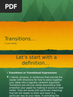 APA Transitions Quick Guide | PDF | Phrase | Sentence (Linguistics)