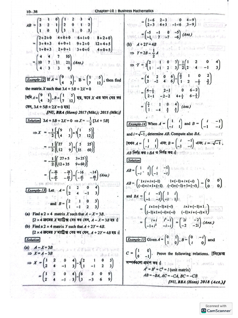 Basic Algebra (Matrix) 12-8-25 15.39 | PDF