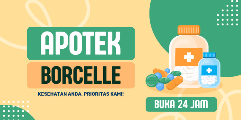 Hijau Dan Kuning Ilustrasi Spanduk Apotek Banner - 20250828 - 151613 ...