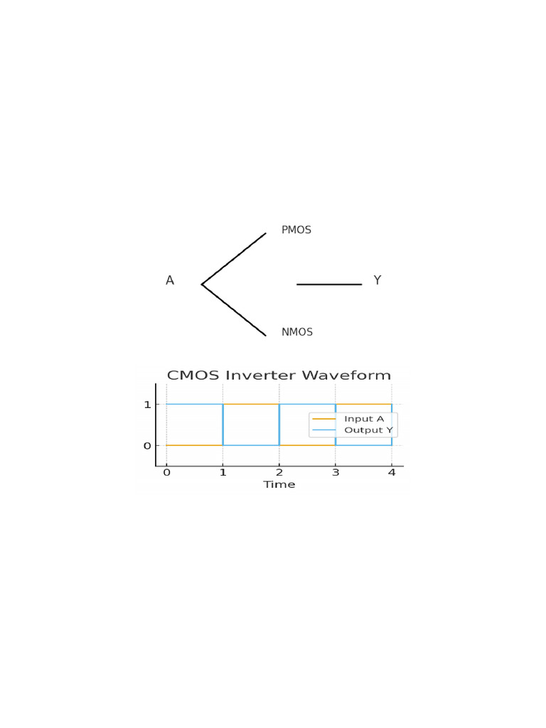 CMOS Logic Gates Waveform Guide | PDF | Cmos | Logic Gate