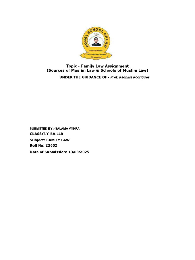 Family Law | PDF
