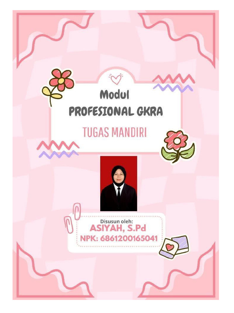 1. TUGAS MANDIRI ASIYAH MODUL PROFESIONAL(1) | PDF