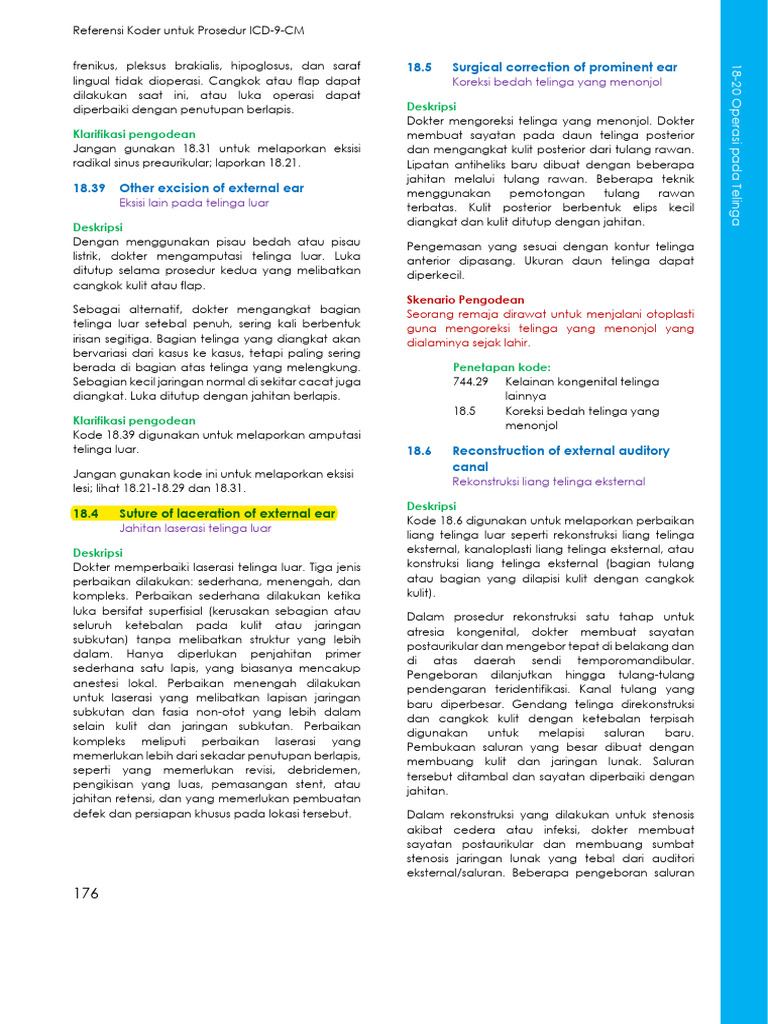 Operasi Gendang Telinga dan Telinga Luar | PDF