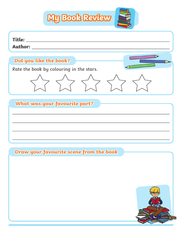 T L 1069 Book Review Writing Frame Ver 1 2 | PDF