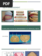 Principles of Teeth Arrangement in Dentures | PDF | Dentistry ...