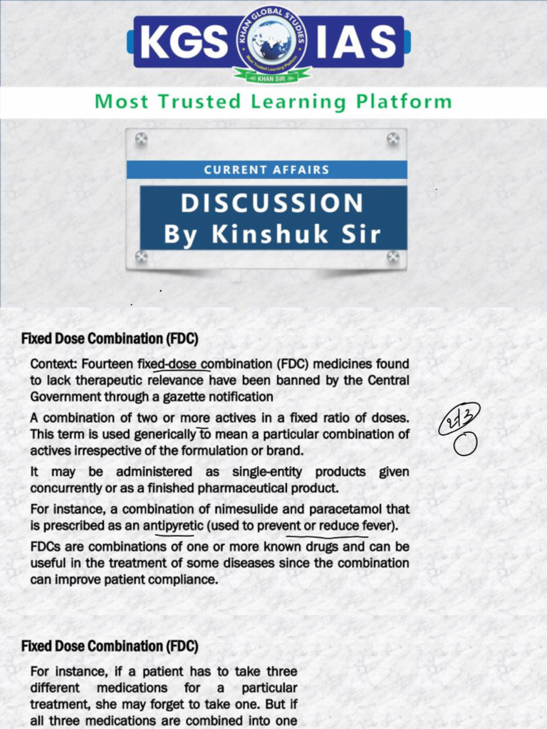 Fixed Dose Combination | PDF