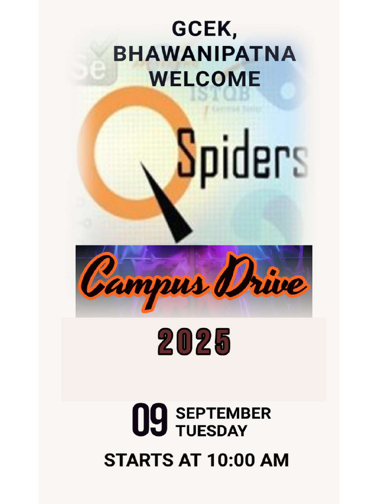 Qspiders Campus | PDF