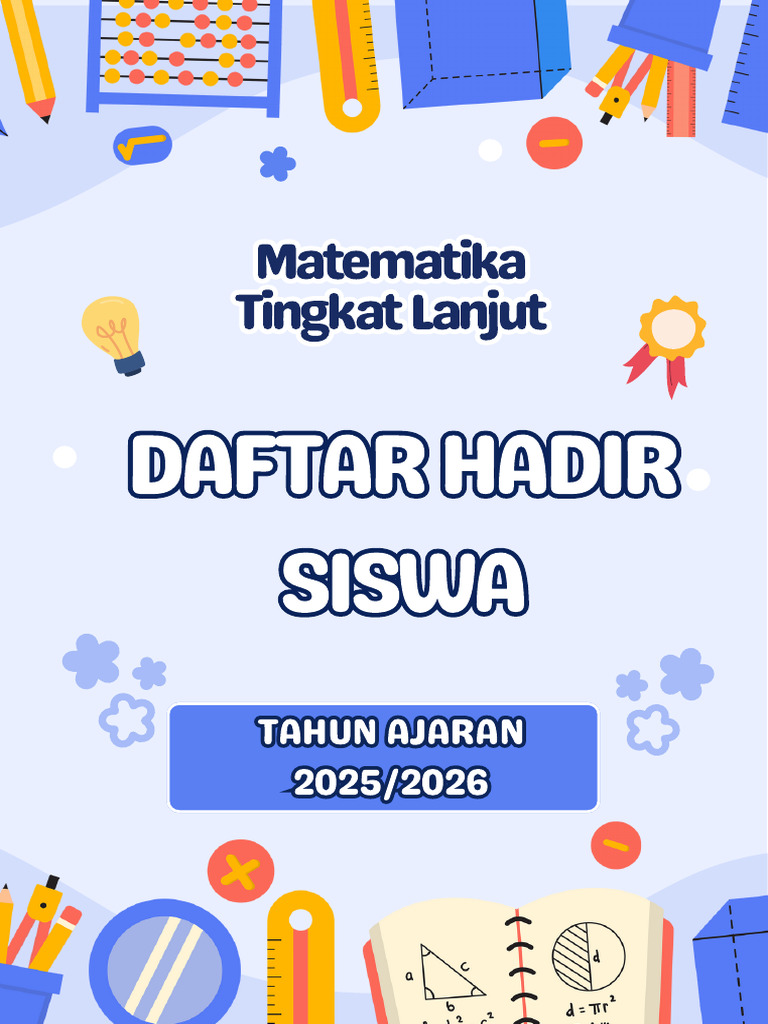 Biru Ungu Ilustrasi Lucu Cover Modul Pembelajaran Siswa Dokumen A4 (1 ...