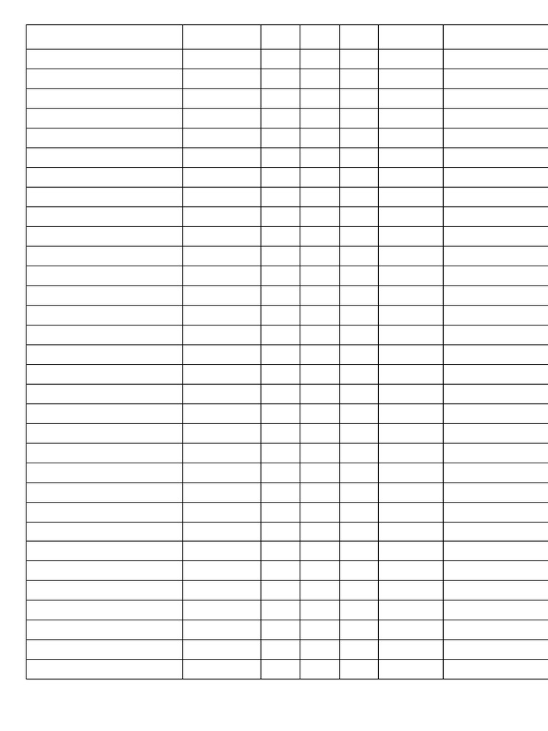 JEE Chapter Tracker Blank | PDF