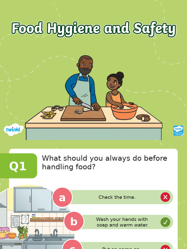 T TP 1750666147 Food Hygiene and Safety Quiz Powerpoint Ver 1 | PDF