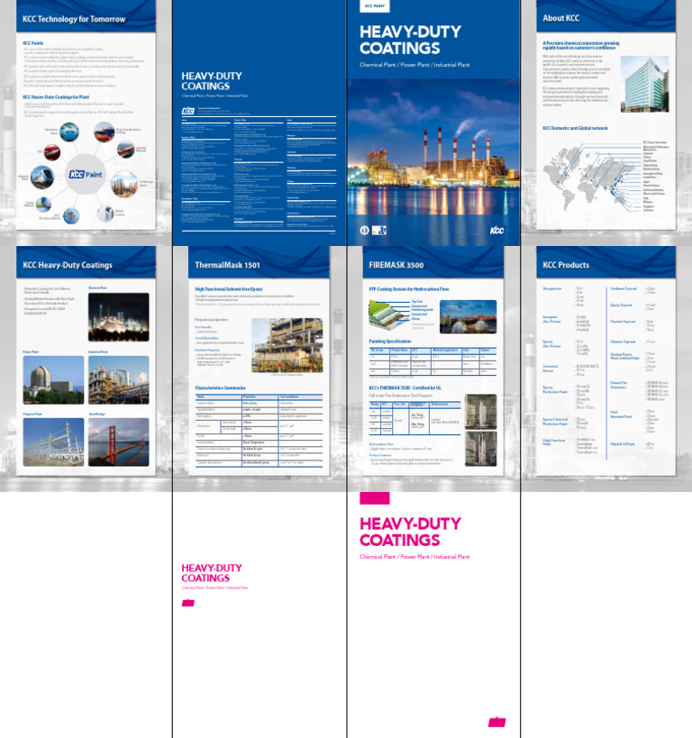KCC Heavy-Duty Paint Catalogue | PDF | Paint | Corrosion