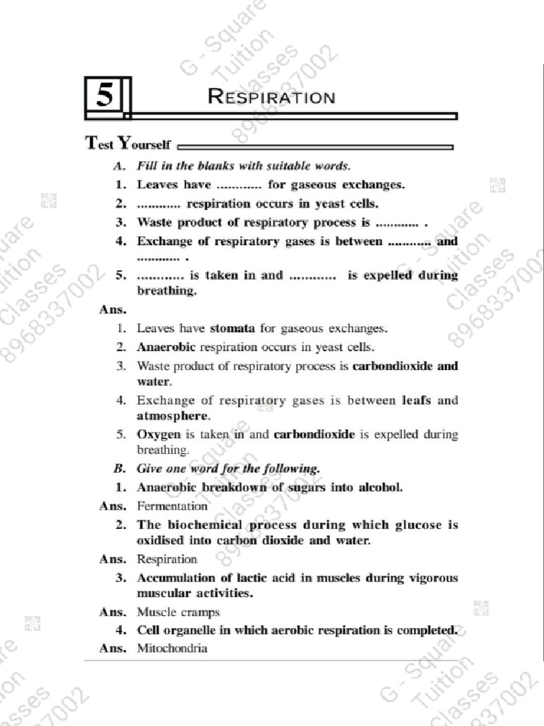 Class 7th Biology CH 5 | PDF