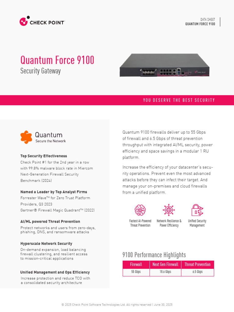 Quantum Force 9100 Datasheet | PDF | Telecommunications | Network ...