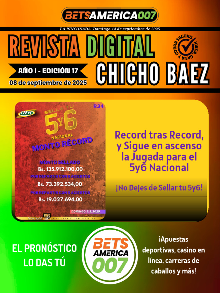 Revista Chicho Baez La Rinconada 14-09-25 Ed17 | PDF