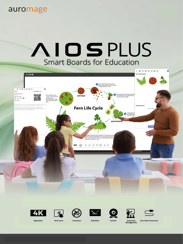 Auromage AIOS Smartdboard | PDF | Electronics | Consumer Electronics