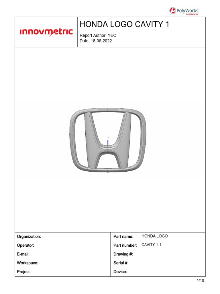 Pd-09 Honda Logo Cavity 1-1 | PDF | Geometric Shapes | Elementary Geometry