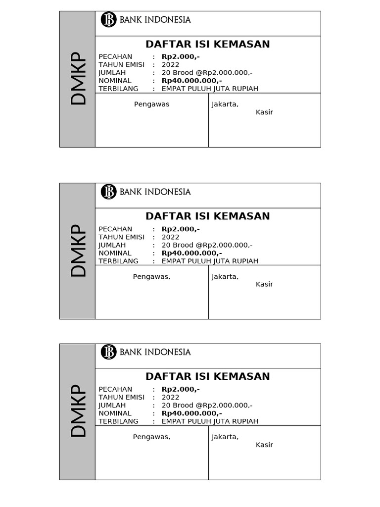 Uk - Kemasan Kt22 | PDF